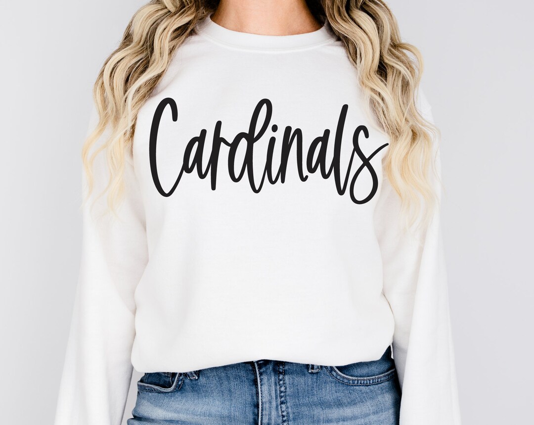 Cardinals Script Svg, Cardinals Svg, Hand Lettered Mascot, School ...