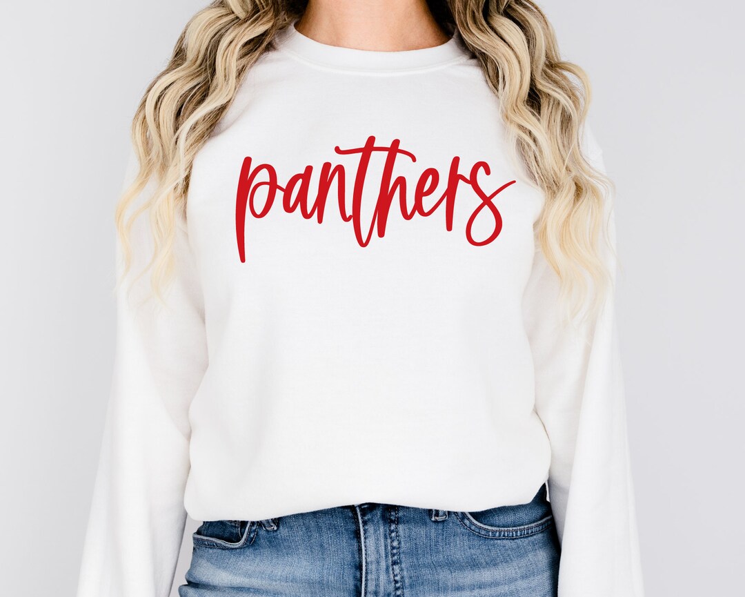 Panthers Script Svg, Panthers, Hand Lettered Mascot, School Spirit Png ...
