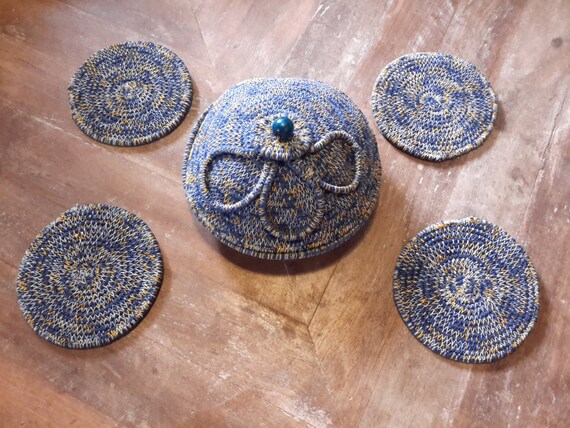 Items similar to Bowl and coaster set on Etsy