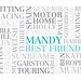 Best Friend Word Collage - Personalised Word Cloud Gift - PRINTED - Etsy UK