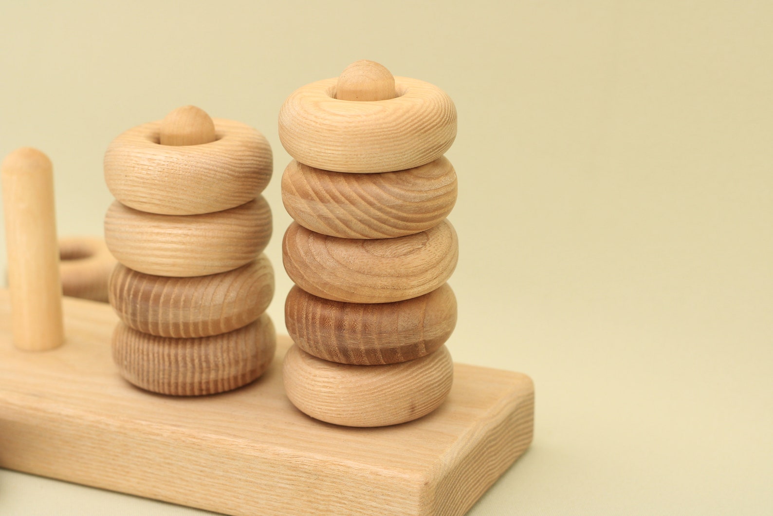 Handmade Wooden Stacking Board: Montessori Educational Toy - Etsy