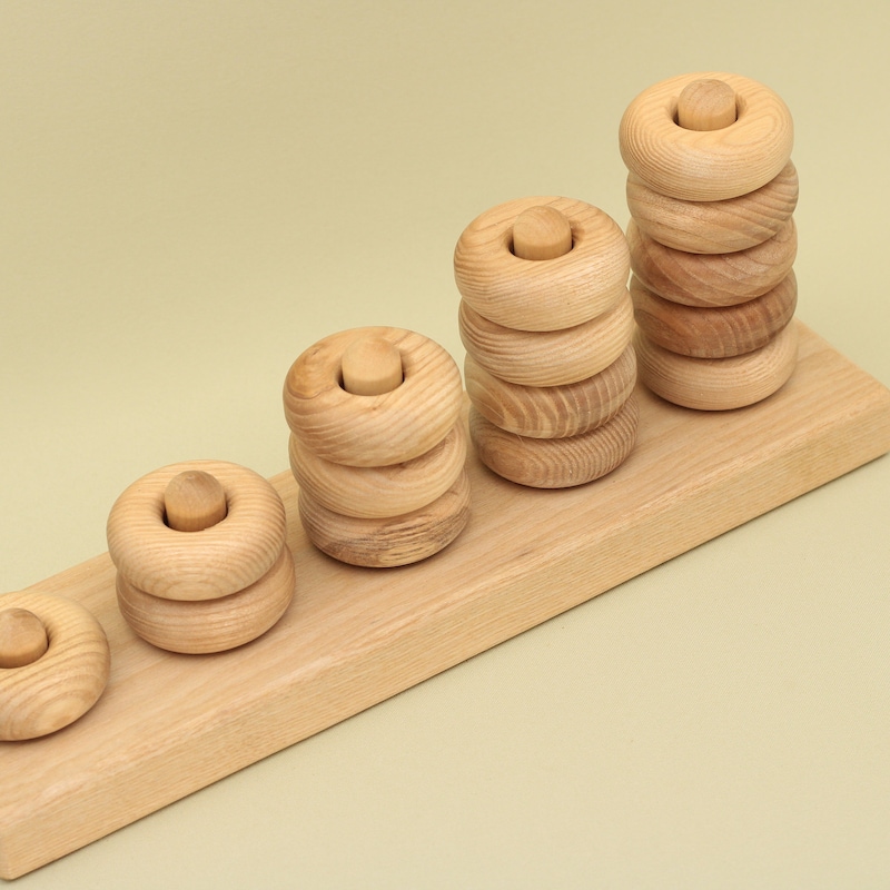 Wooden Ring Stacker - Etsy