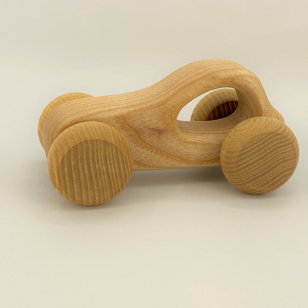 Wooden Toy Car Push Toy Montessori Waldorf Wooden Jeep - Etsy