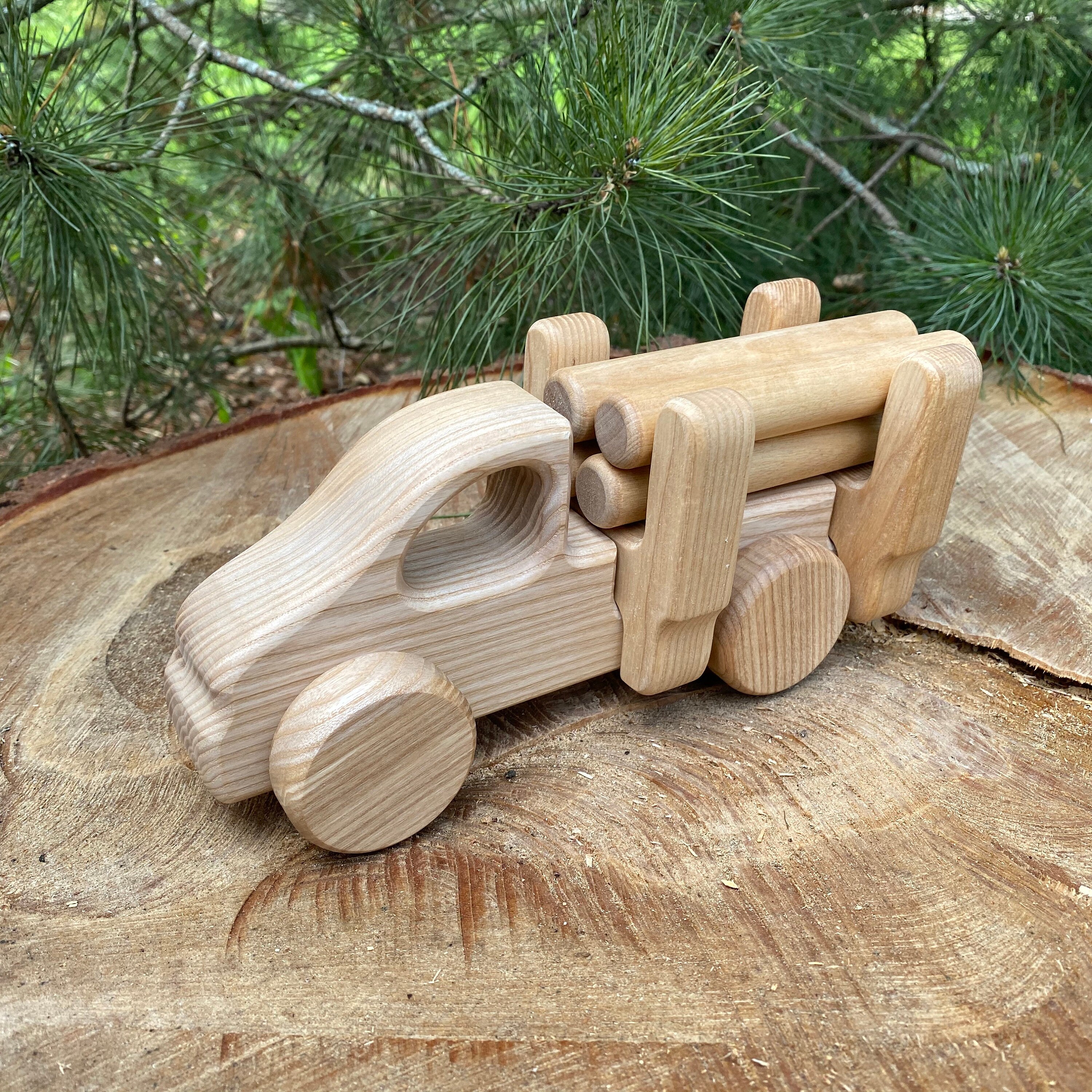 Wooden Car Constructor: Handmade Ash Wood Montessori Toy - Etsy
