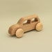 Baby Wooden Car Woodland, Vehicles, Natural, Solid Ash Wood, Treated ...