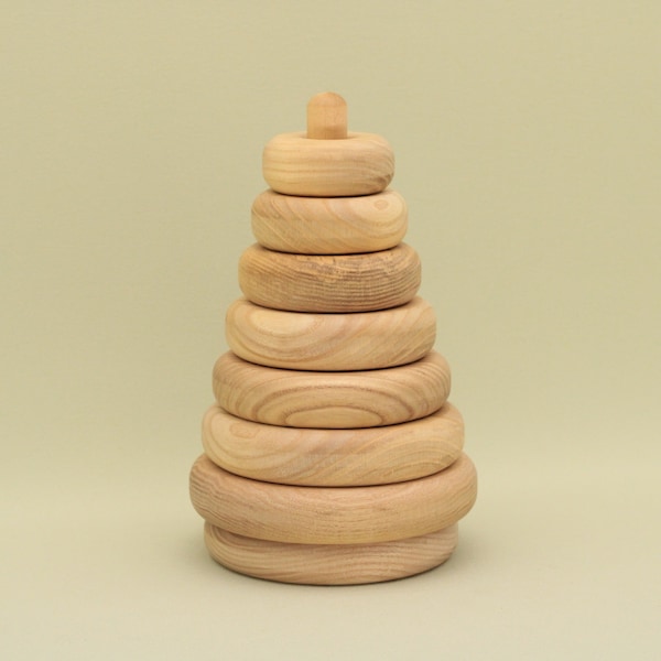Wooden Ring Stacker - Etsy