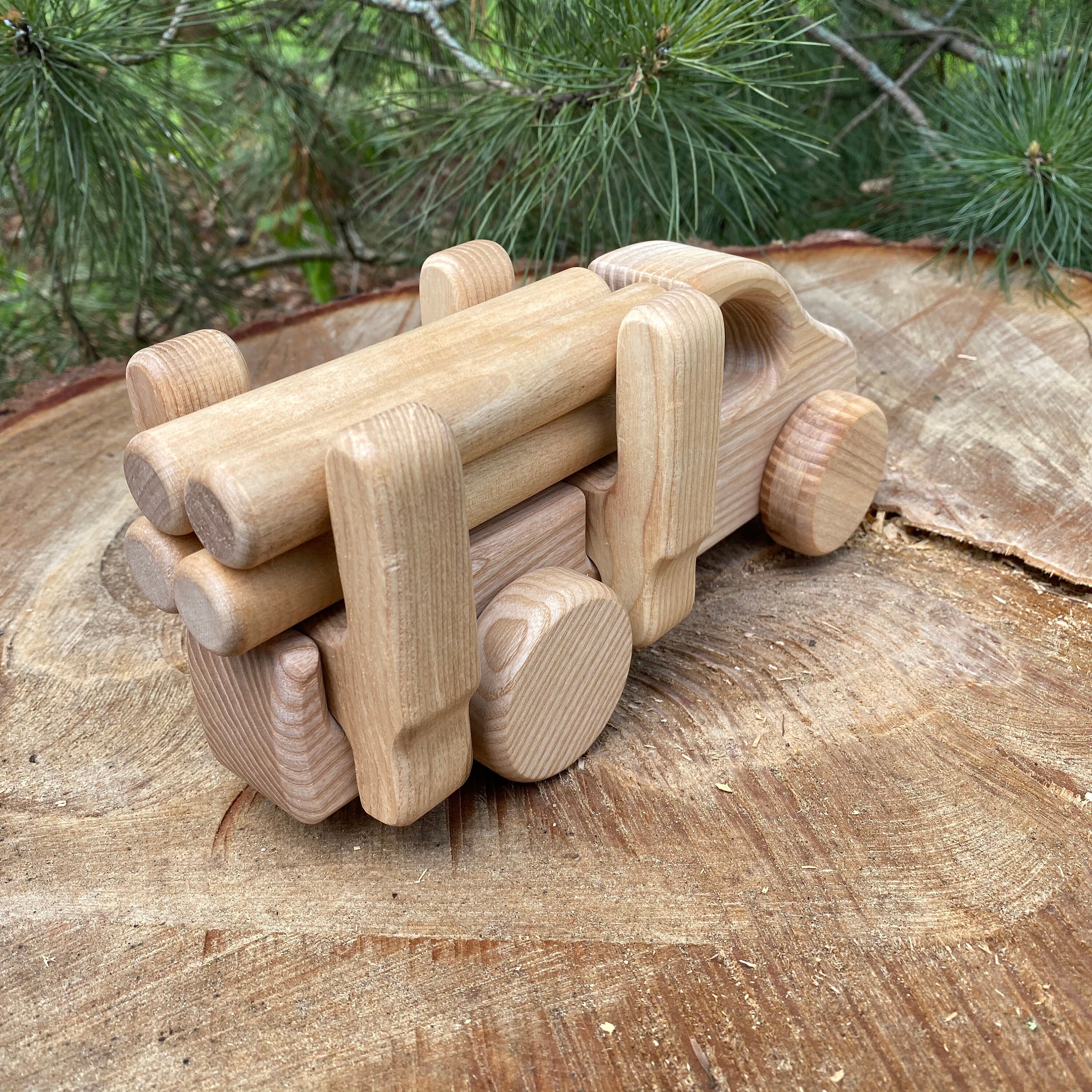 Wooden Car Constructor: Handmade Ash Wood Montessori Toy - Etsy
