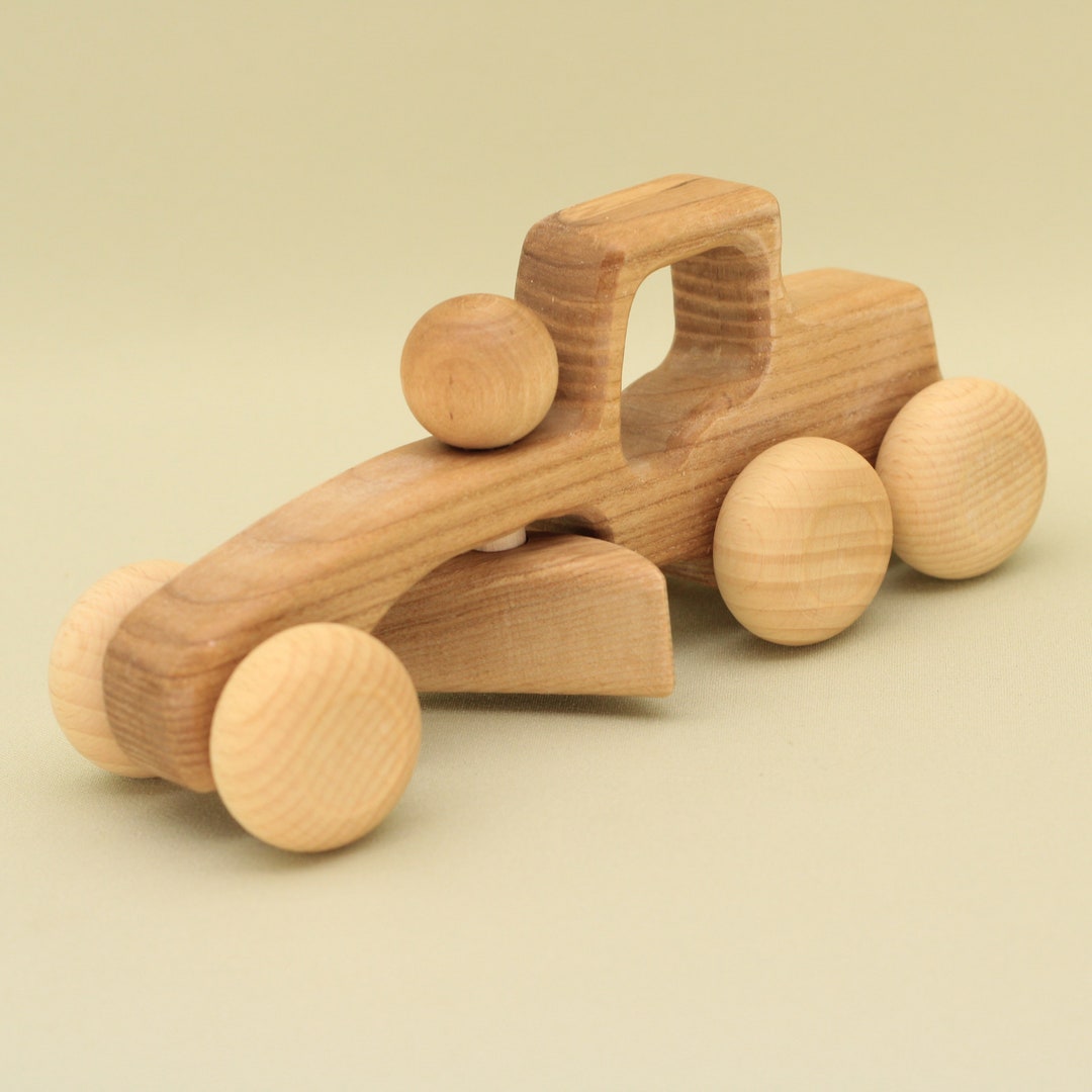 Handmade Wooden Snow Tractor: Eco-friendly Montessori Toy - Etsy