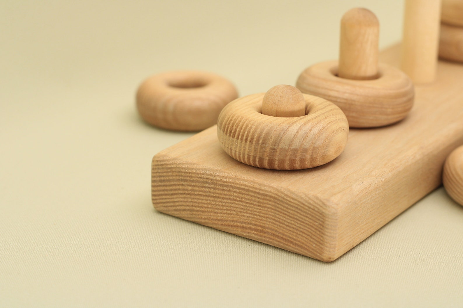Handmade Wooden Stacking Board: Montessori Educational Toy - Etsy