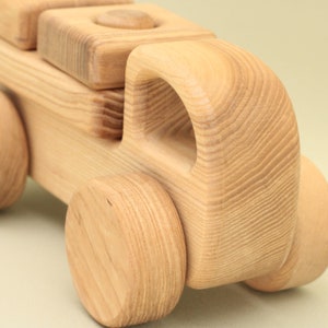 Wooden Mini Car Constructor Montessori Educational Natural Handmade ...