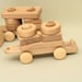 Wooden Stacking Train Montessori Waldorf Handmade Educational - Etsy
