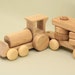 Wooden Stacking Train Montessori Waldorf Handmade Educational - Etsy