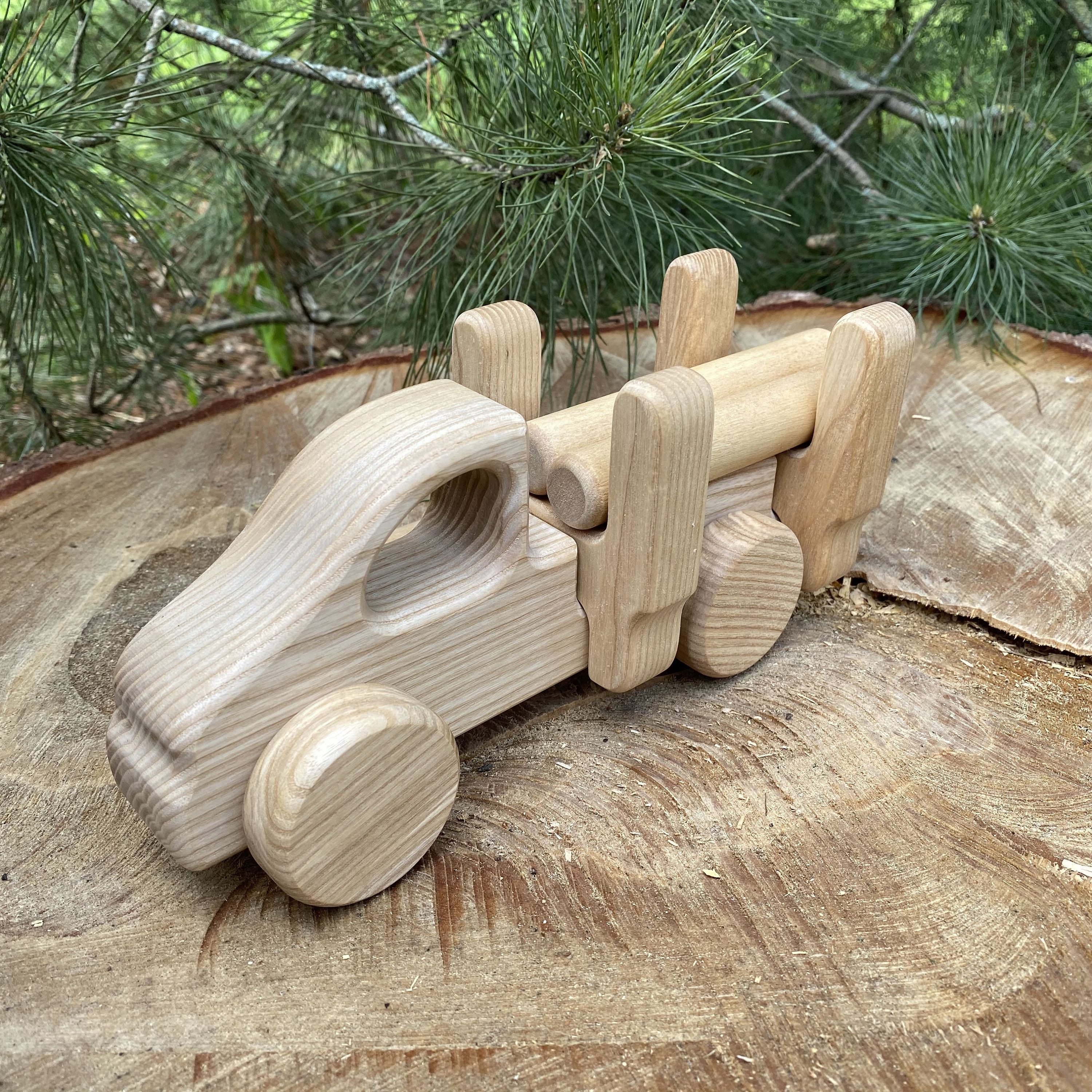 Wooden Car Constructor: Handmade Ash Wood Montessori Toy - Etsy
