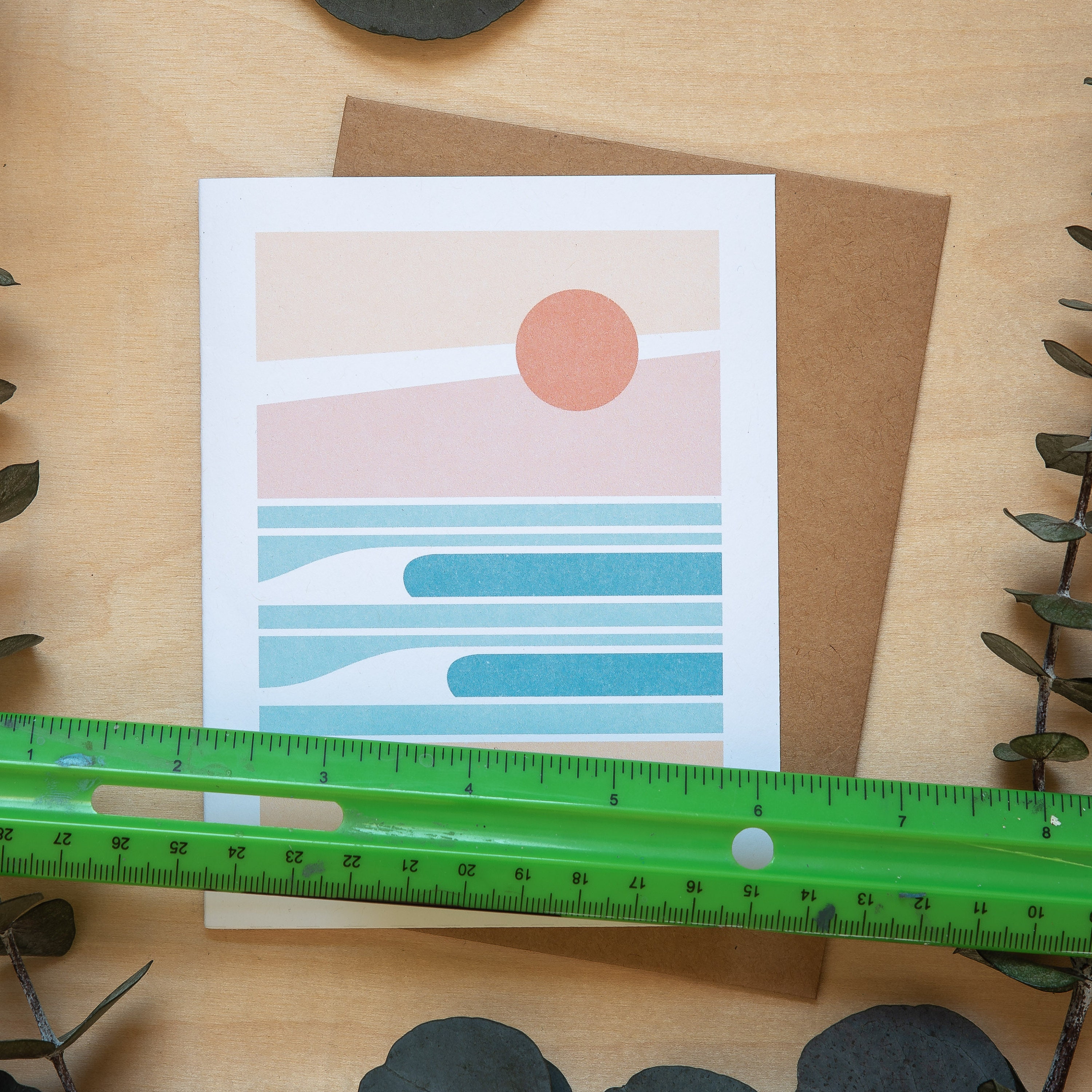 Surf Style Greeting Card - Etsy