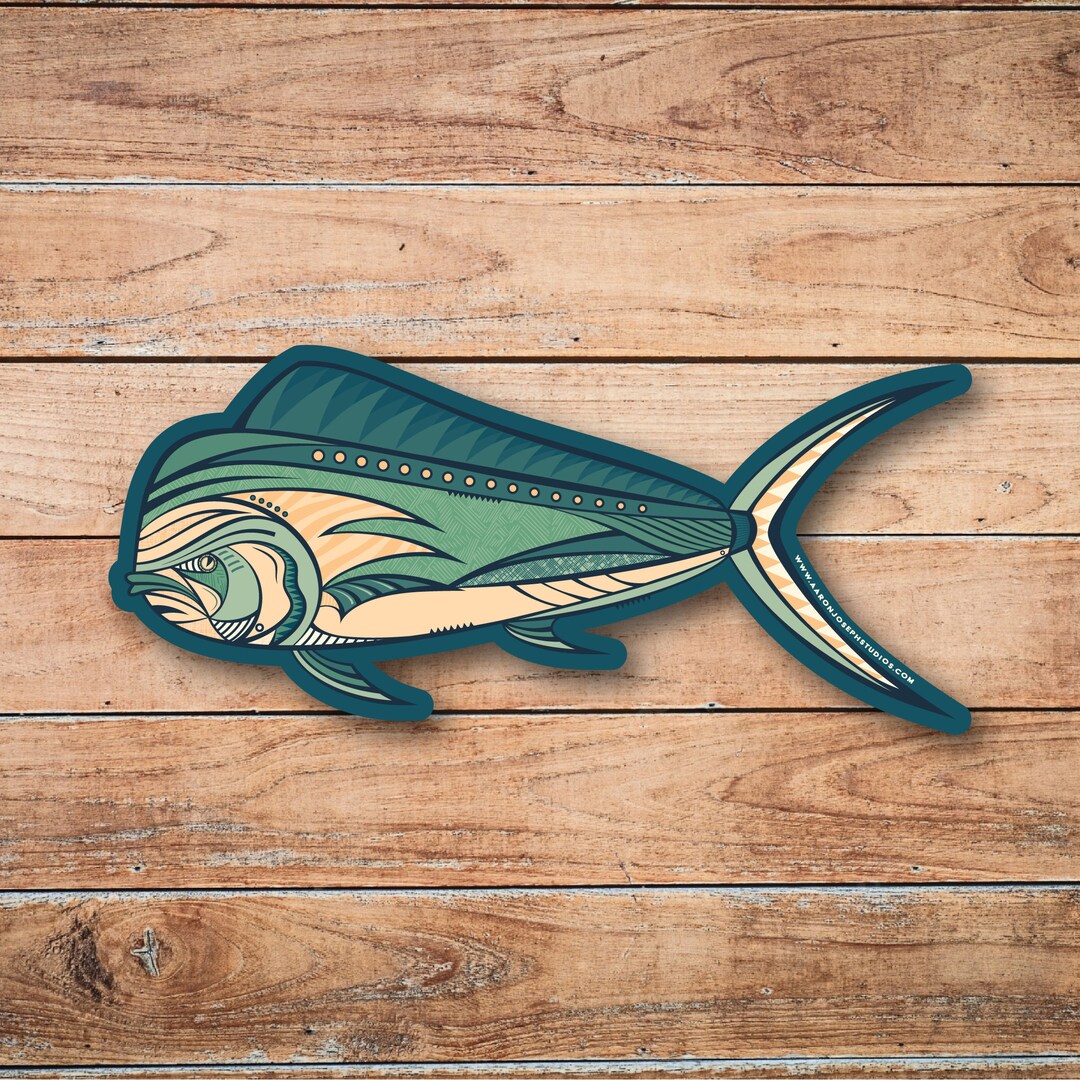Mahi-mahi Tropical Fish Vinyl Sticker - Etsy