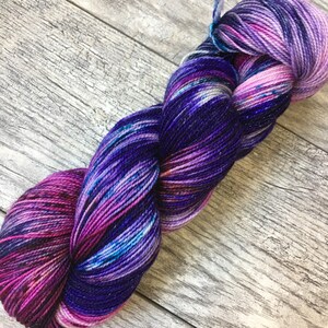 Orion Nebula Galaxy Hand Dyed Variegated Yarn, Superwash Merino Wool ...