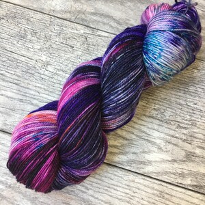 Orion Nebula Galaxy Hand Dyed Variegated Yarn, Superwash Merino Wool ...