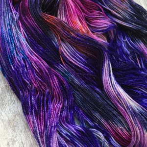 Orion Nebula Galaxy Hand Dyed Variegated Yarn, Superwash Merino Wool ...