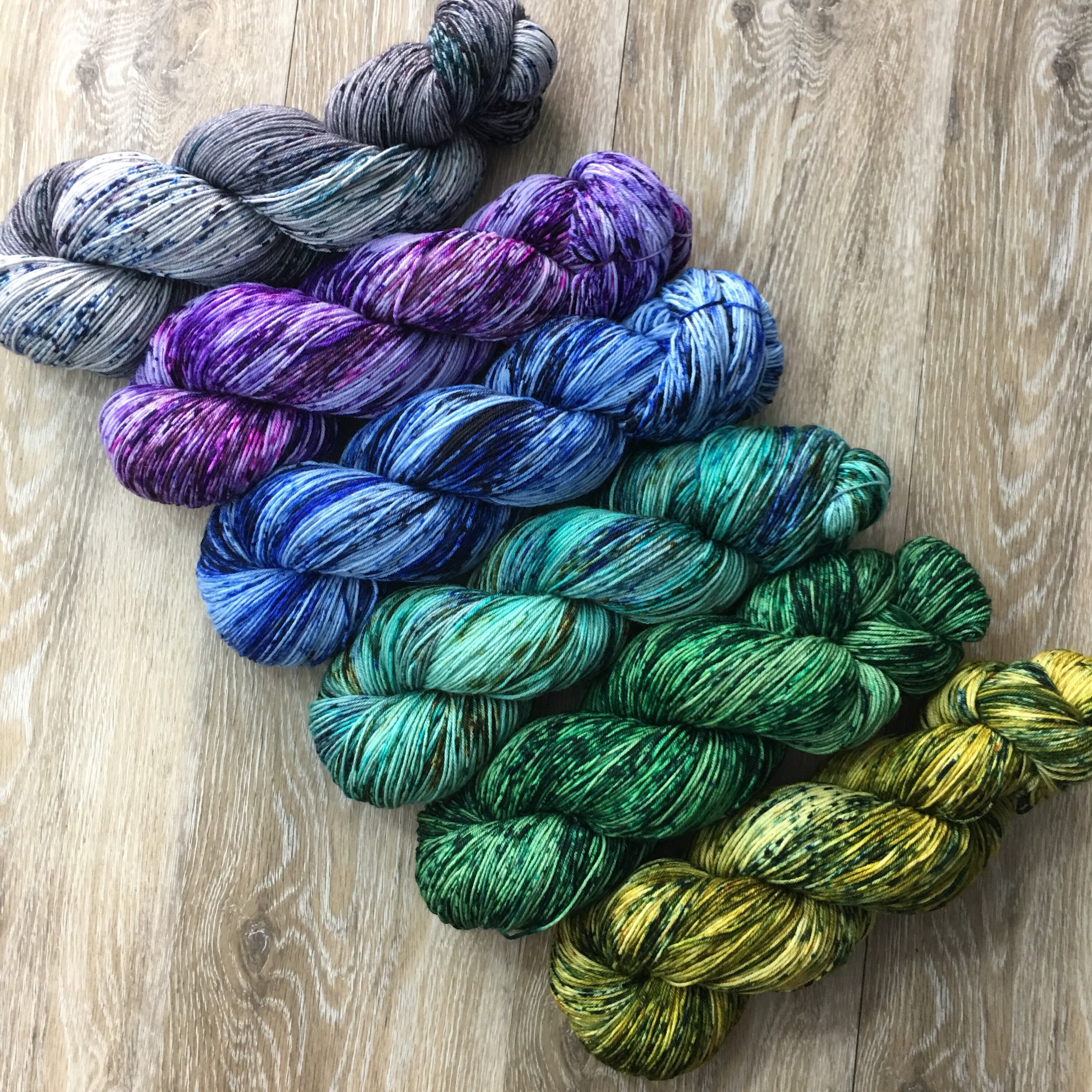 COLOR CRUSH Fade Set SIX Skein Yarn Set Shawl or Sweater | Etsy