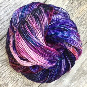 Orion Nebula Galaxy Hand Dyed Variegated Yarn, Superwash Merino Wool ...