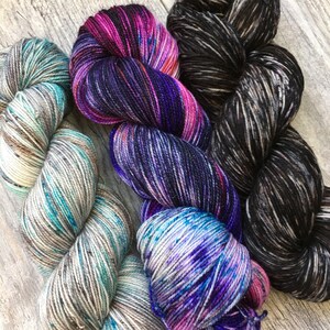 Orion Nebula Galaxy Hand Dyed Variegated Yarn, Superwash Merino Wool ...