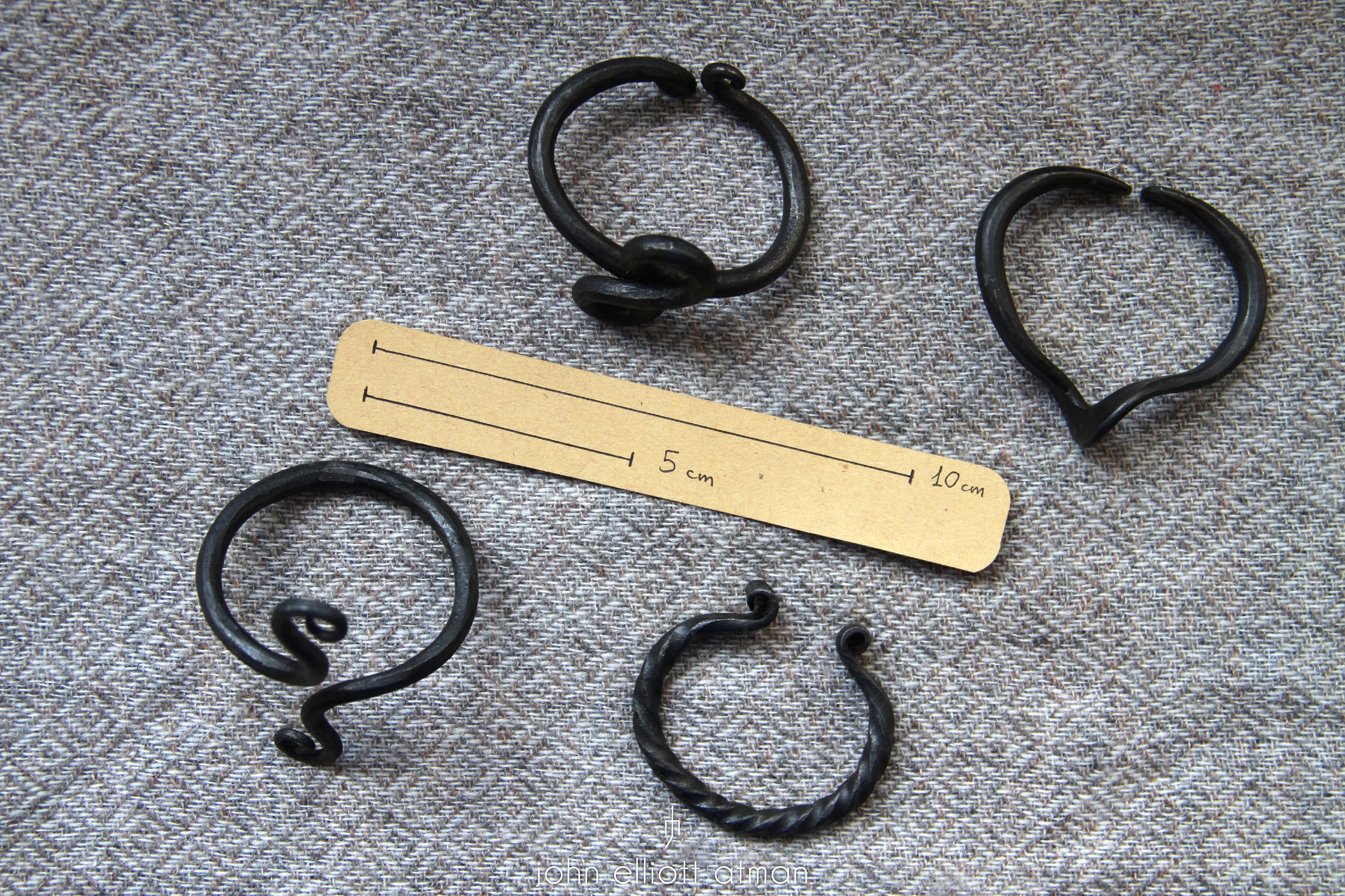 Hand-forged Napkin Ring - Etsy