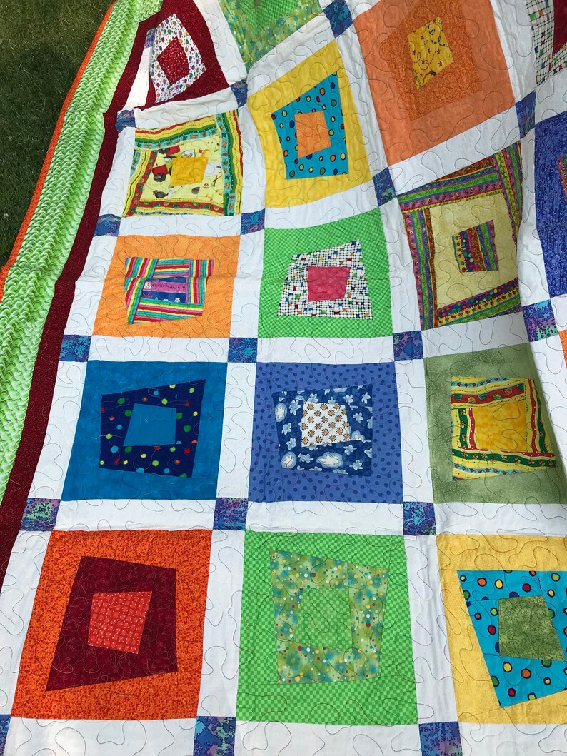 Crazy Stack N Whack Design Quilt. Second Nature Designs by Cc - Etsy