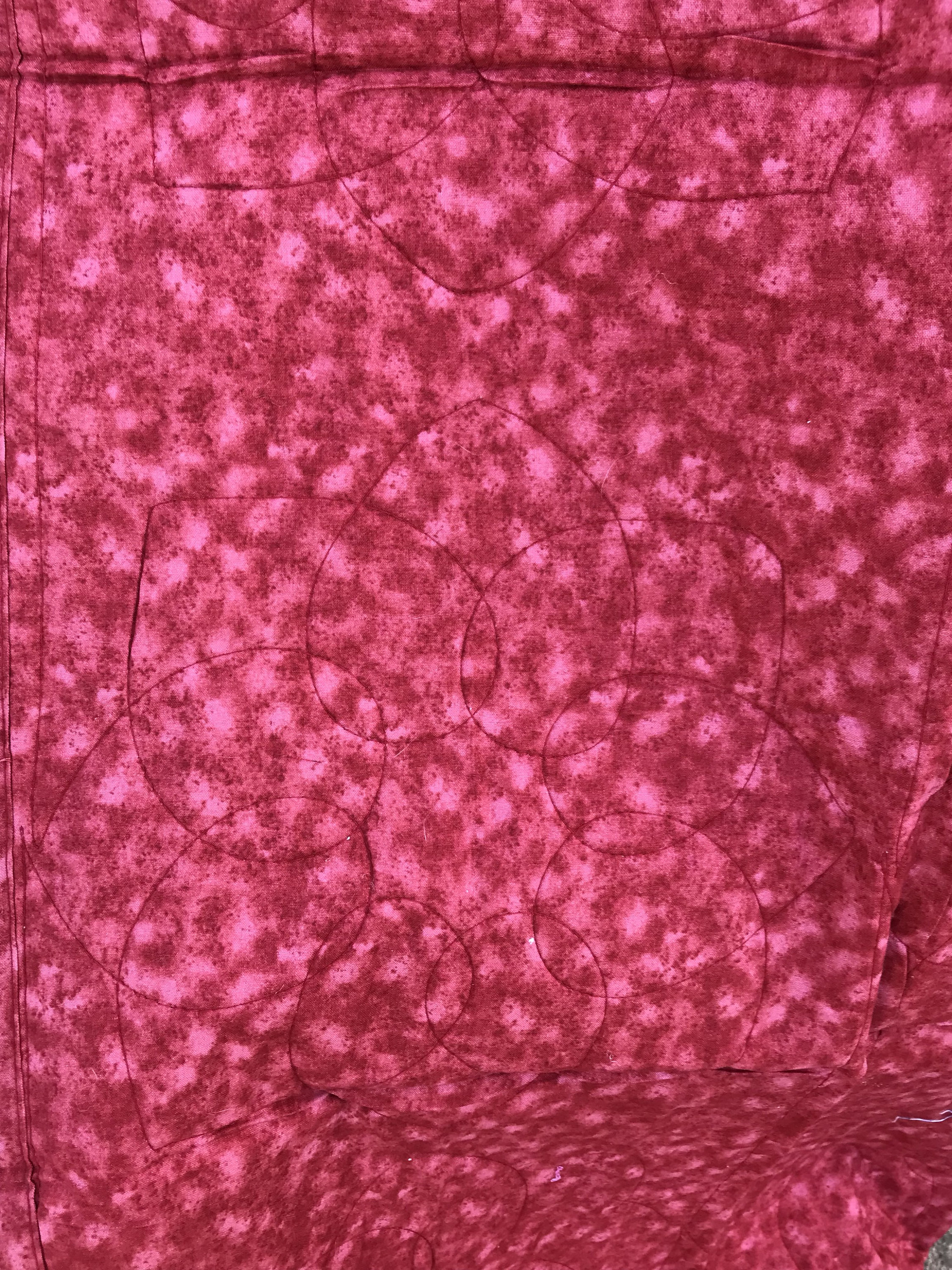 My Floating Heart Quilt. Patchwork Design. Handmade Machine Stitched ...