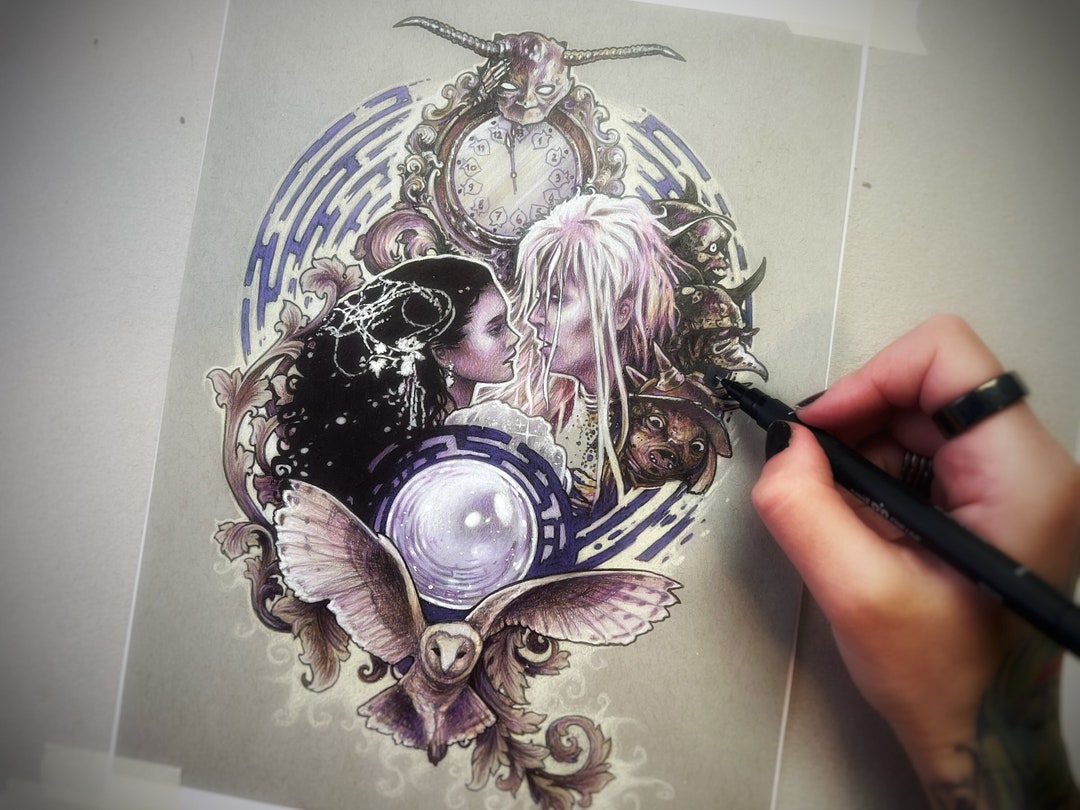 Original Art - LABYRINTH Movie Poster Art - Etsy