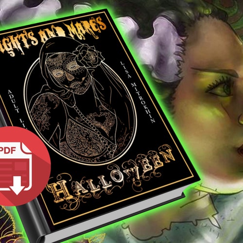 Coloring Book for Adult Freaky Night: A Horror Coloring Book - Etsy