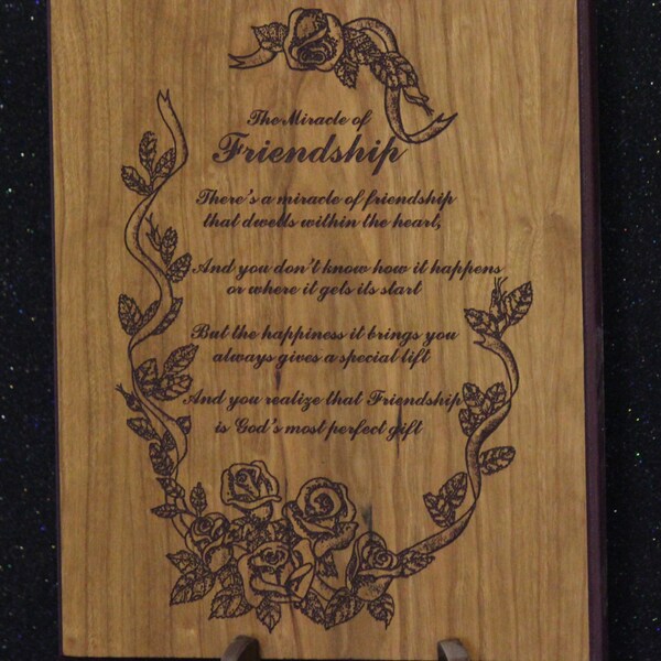 Friendship Plaque - Etsy