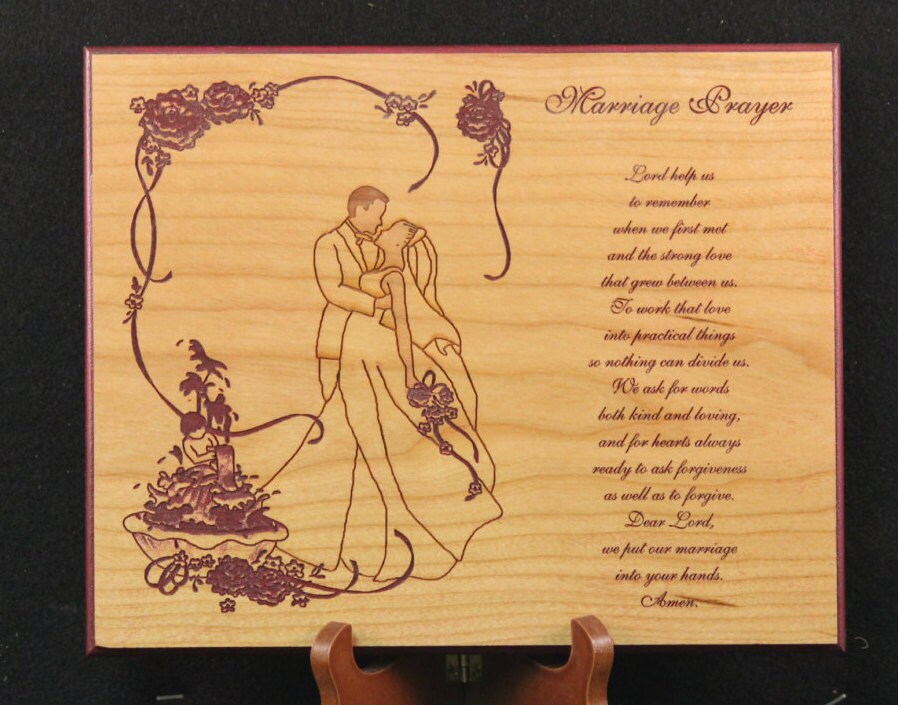 Marriage Prayer Plaque Etsy