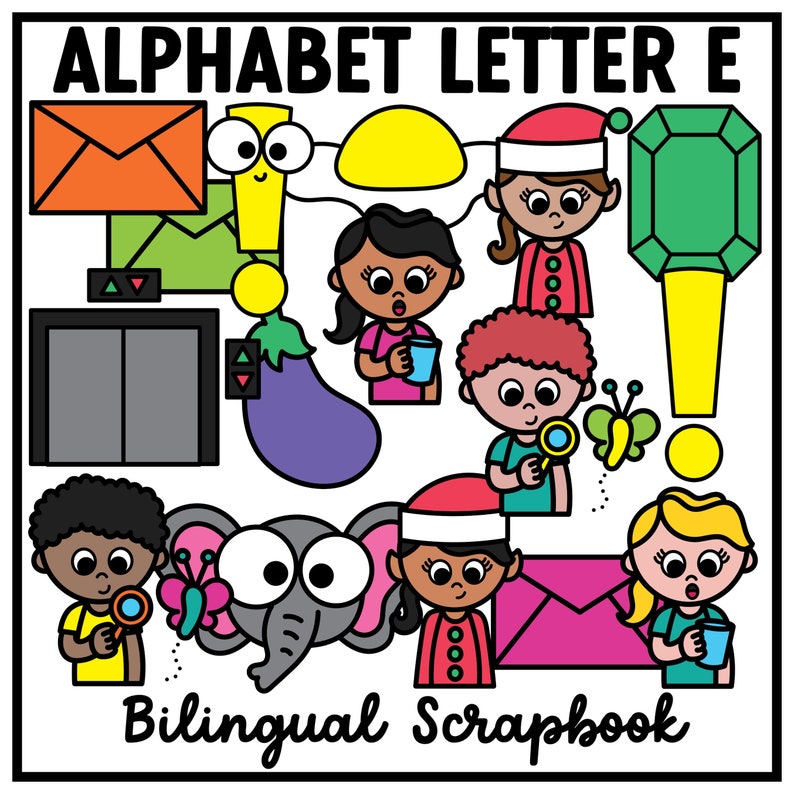 Alphabet Clipart for Personal and Commercial Use Teachers - Etsy