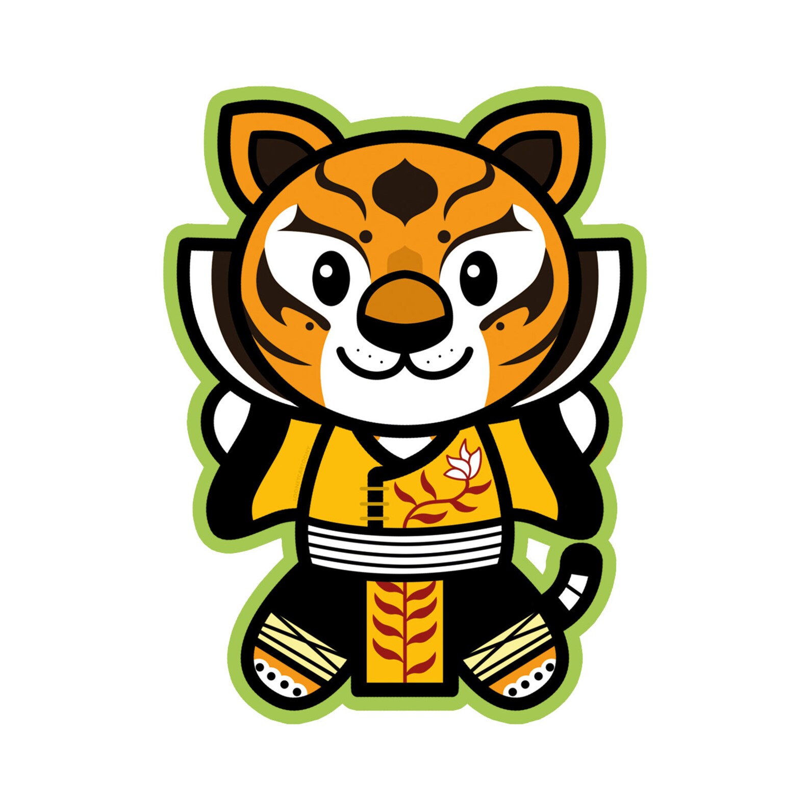 Kung Fu Panda Tigress - Sticker - Etsy