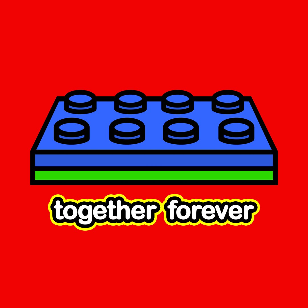 LEGO Together Forever Quadratische Grußkarte - Etsy.de