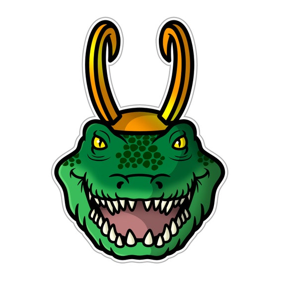 Alligator Loki Sticker - Etsy