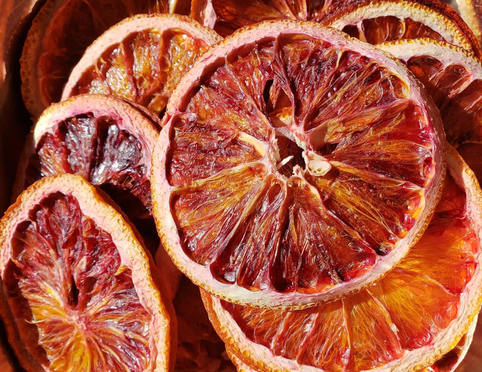 Dehydrated Blood Orange 10 Perfect Dried Orange Slices Dried - Etsy