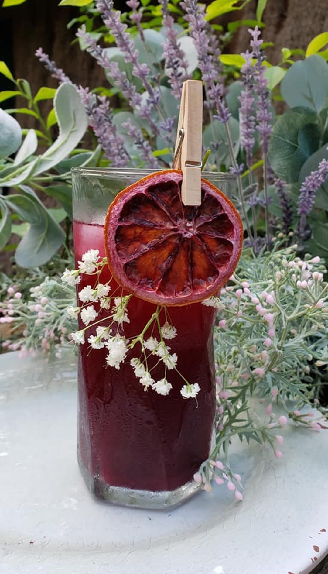 Dehydrated Blood Orange 10 Perfect Slice in a Bag Imported Blood Orange ...