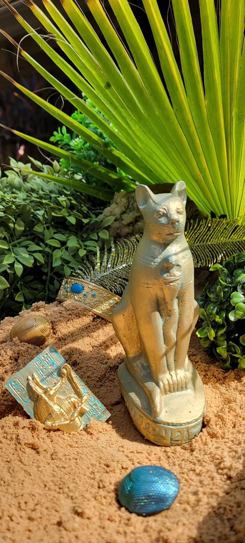 Egyptian Goddess Bastet Cat Statue Bast Statue Bastet - Etsy