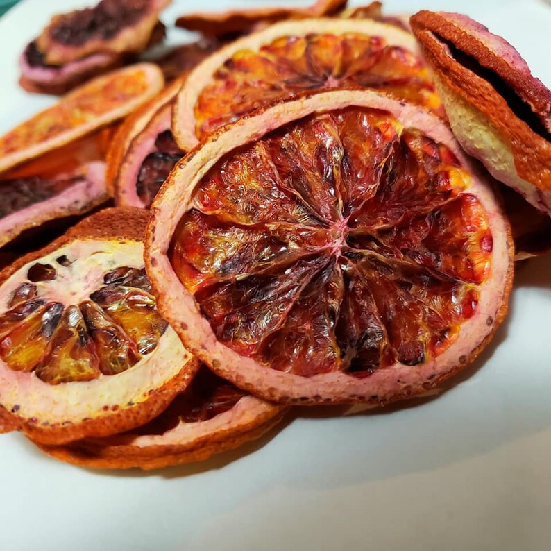 Dehydrated blood orange 10 Mixed dried Orange Slices Dried | Etsy