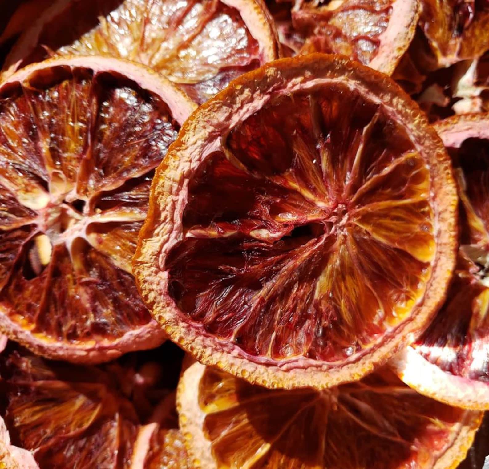Dehydrated Blood Orange 10 Perfect Dried Orange Slices Dried - Etsy