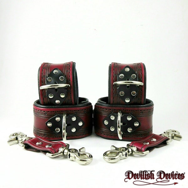 English Leather Restraints - Etsy