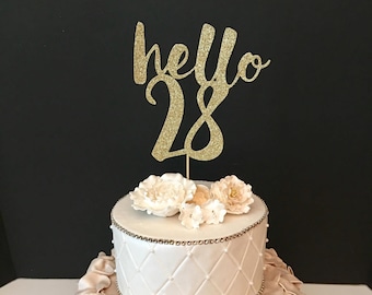 40TH BIRTHDAY CAKE Topper 40th Birthday Party Decorations