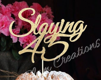 45th Birthday Cake - Etsy