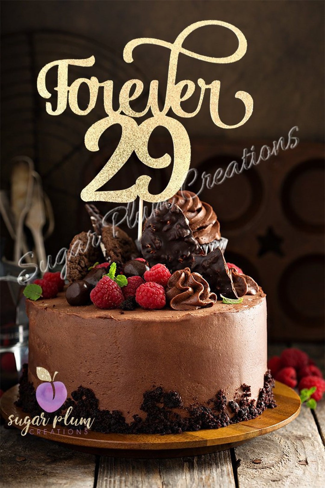 Forever 29 Cake Topper 30th Birthday Cake Topper - Etsy Ireland