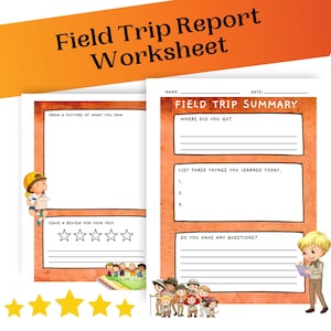 Field Trip Report Log, Teacher Resource, Homeschooling Lesson Planning ...