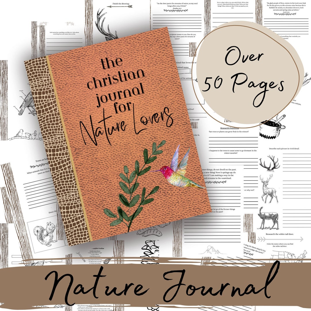 Nature Observation Journal | Nature Study | Bible Study Journal | Bible ...