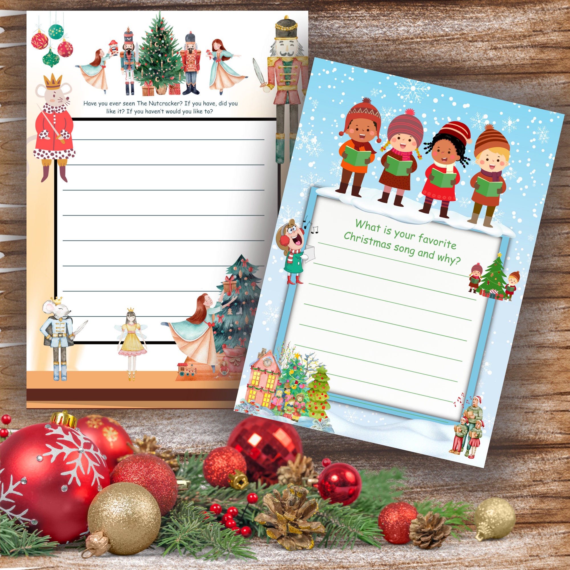 Creative Writing Prompt Christmas Printables | Busy Book | Guided ...