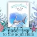 Aquarium Field Trip Planner Scavenger Hunt Teacher Resource - Etsy