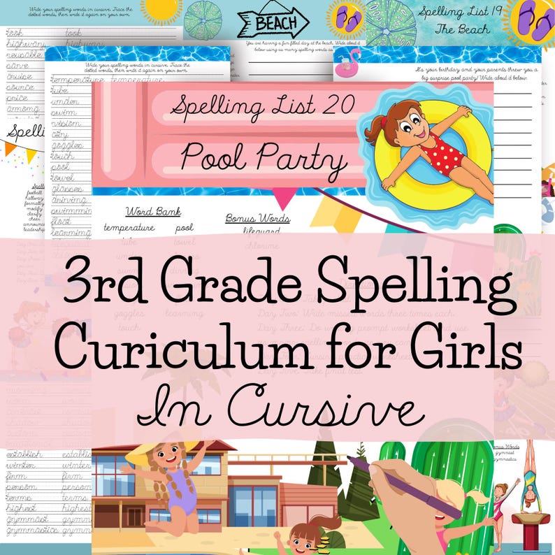Third Grade Spelling Worksheets Homeschool Kids Creative Writing ...